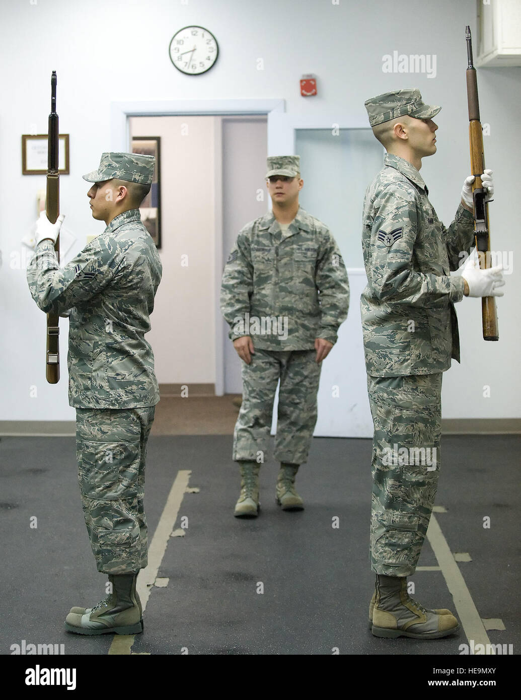 Dover Air Force Base honor guard instructor Staff Sergeant Stephen ...