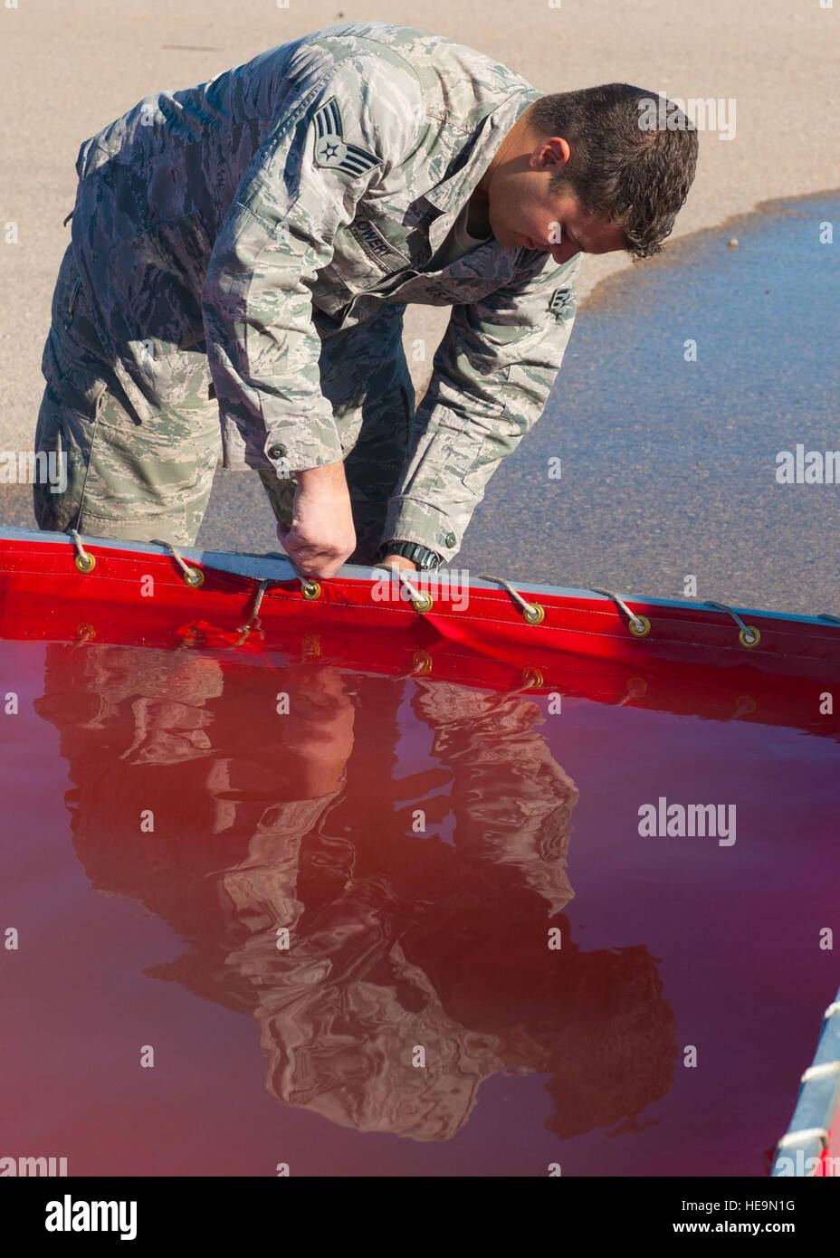 U.S. Air Force Senior Airman Benjamin Lowery, 49th Civil Engineer ...