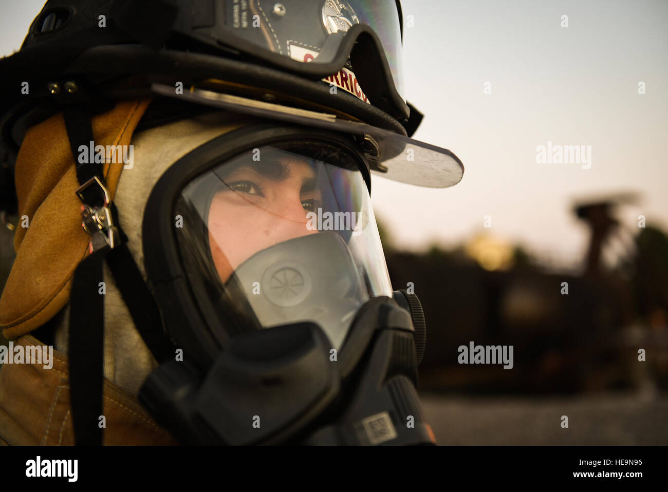 Airman 1st Class Joshua Carrico, a firefighter with the 1st Special ...