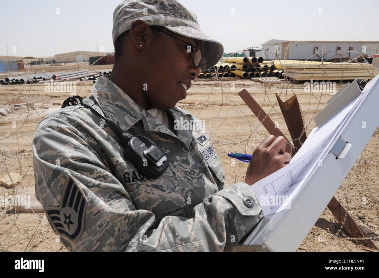 Staff Sgt. Sasha Gaddis, security forces journeyman with the 380th ...