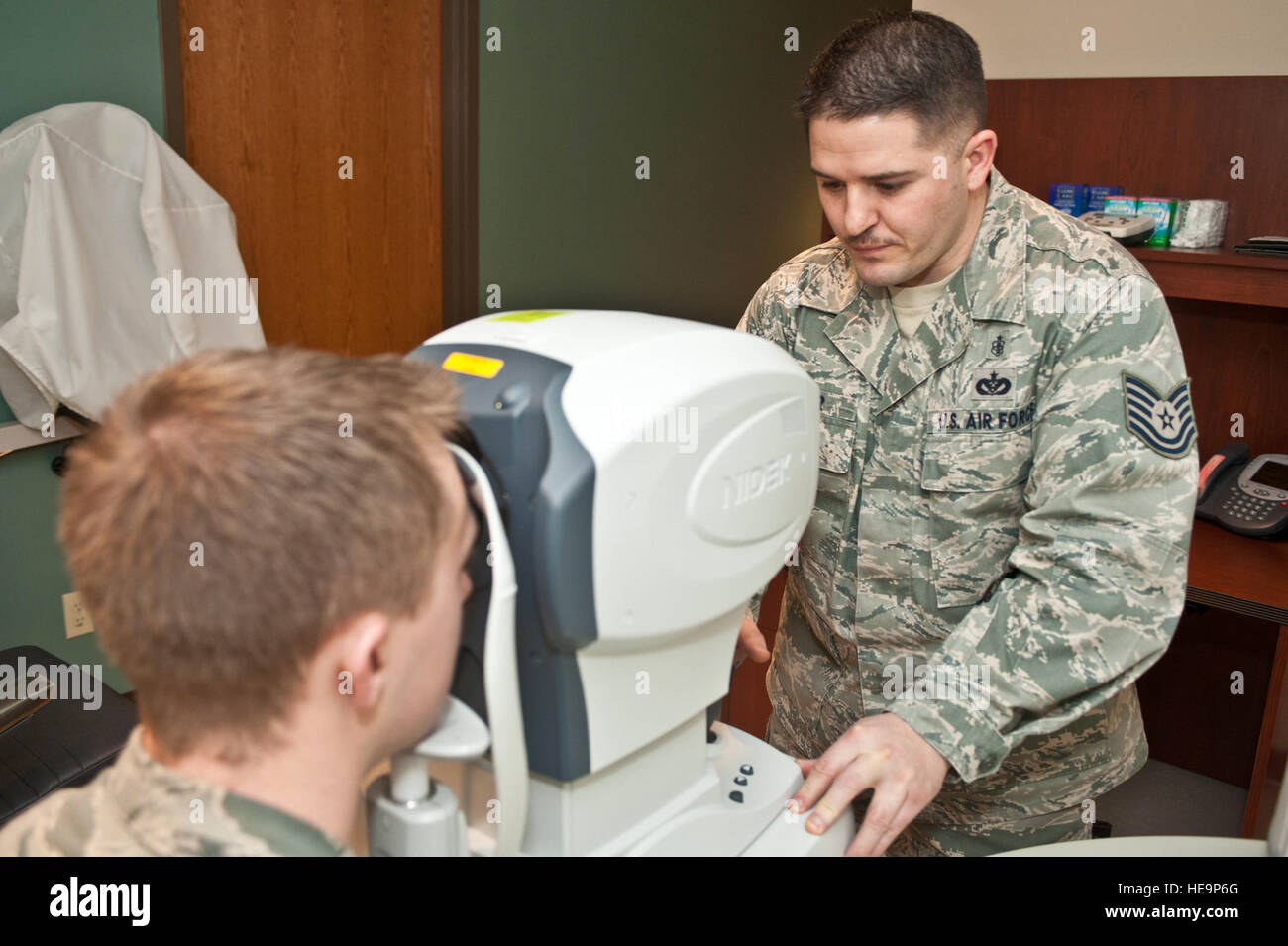 Tech. Sgt. Mark Slater, 28th Medical Operations Squadron optometry NCO ...