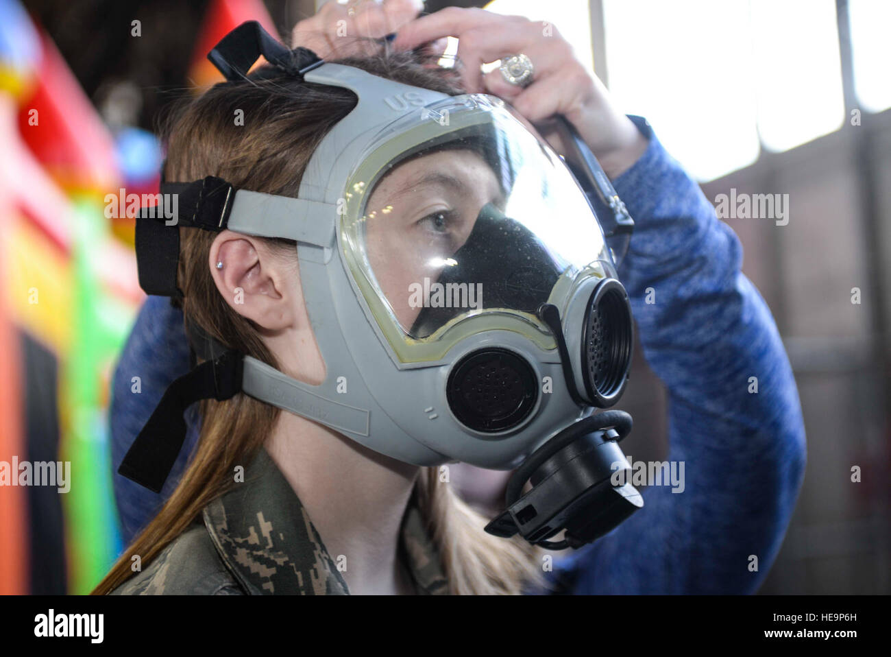 Caitlyn Parks, daughter of Master Sgt. Timothy Parks, 28th Civil ...