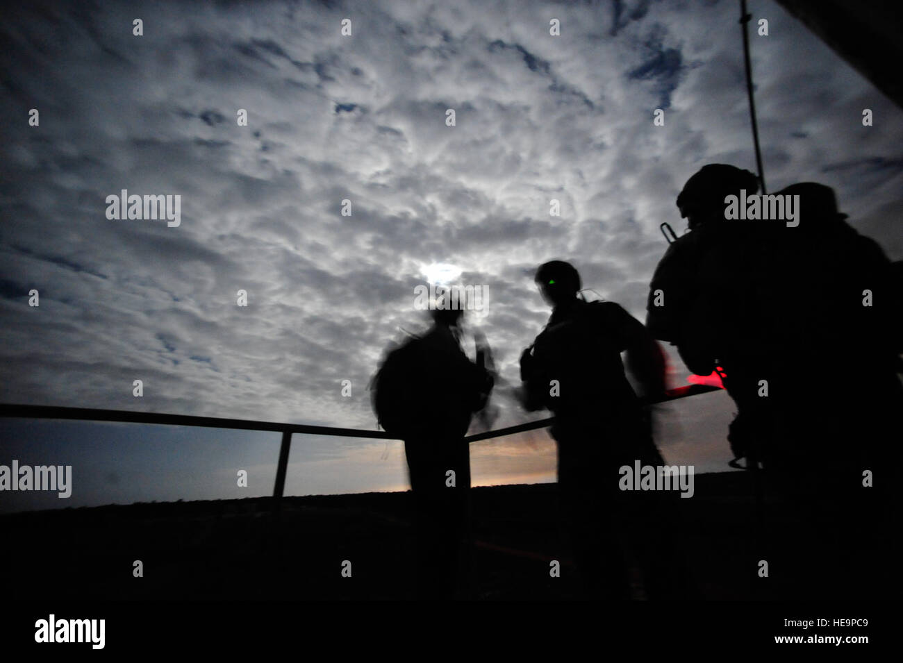U.S. Army Soldiers conduct a night raid mission during Emerald Warrior ...