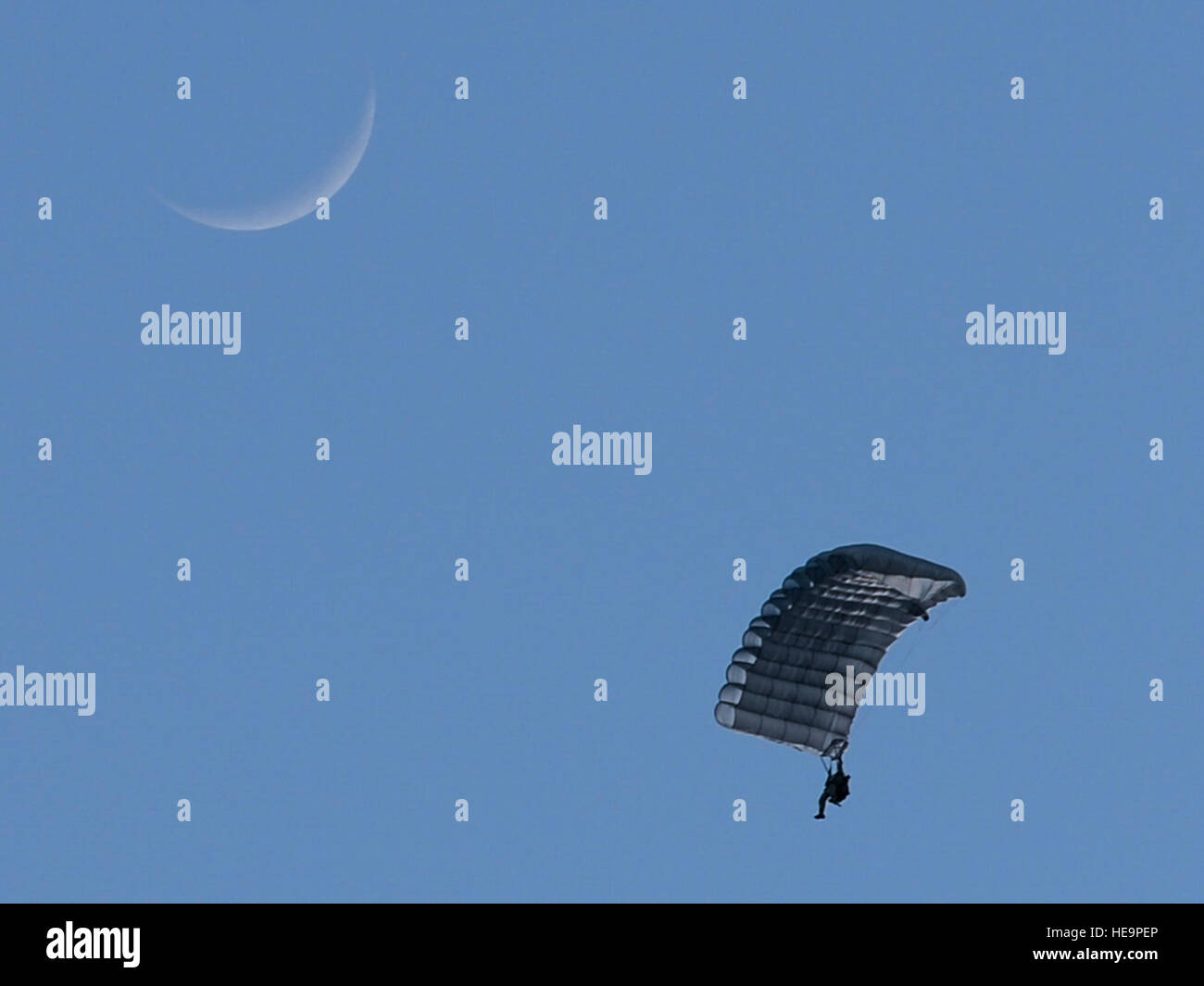 A U.S. Army Soldier with the 7th Special Forces Group performs a free ...