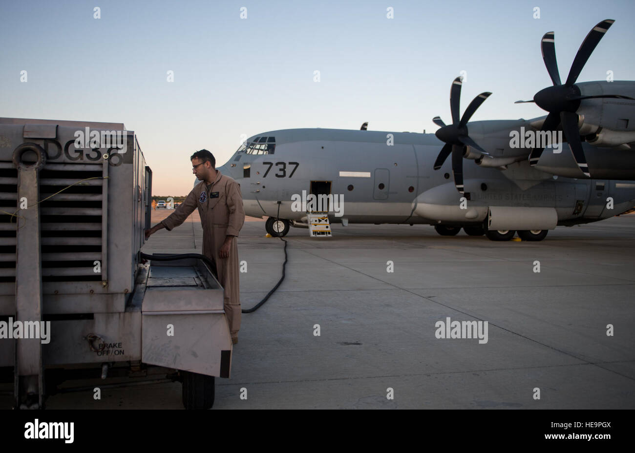A U.S. Marine Corps Marine Air Refueler Transport Squadron 252 ...