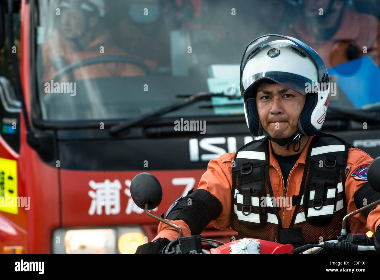 Natural disaster first responder hi-res stock photography and images ...