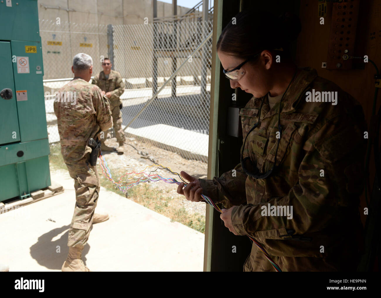Texas Air National Guard Staff Sgt. Melissa Dundon, 455th Expeditionary ...
