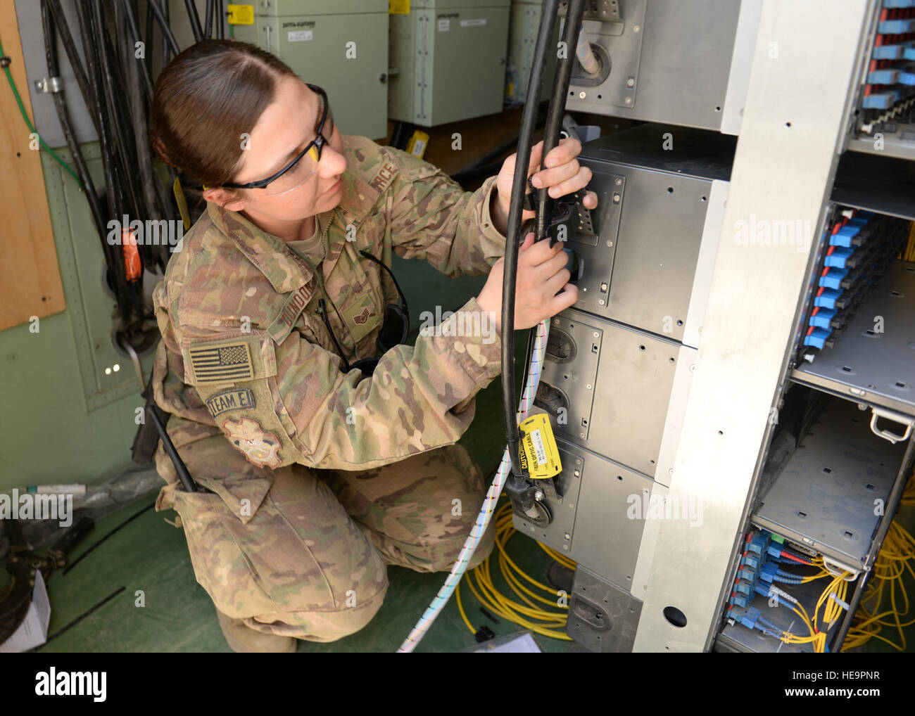 Texas Air National Guard Staff Sgt. Melissa Dundon, 455th Expeditionary ...