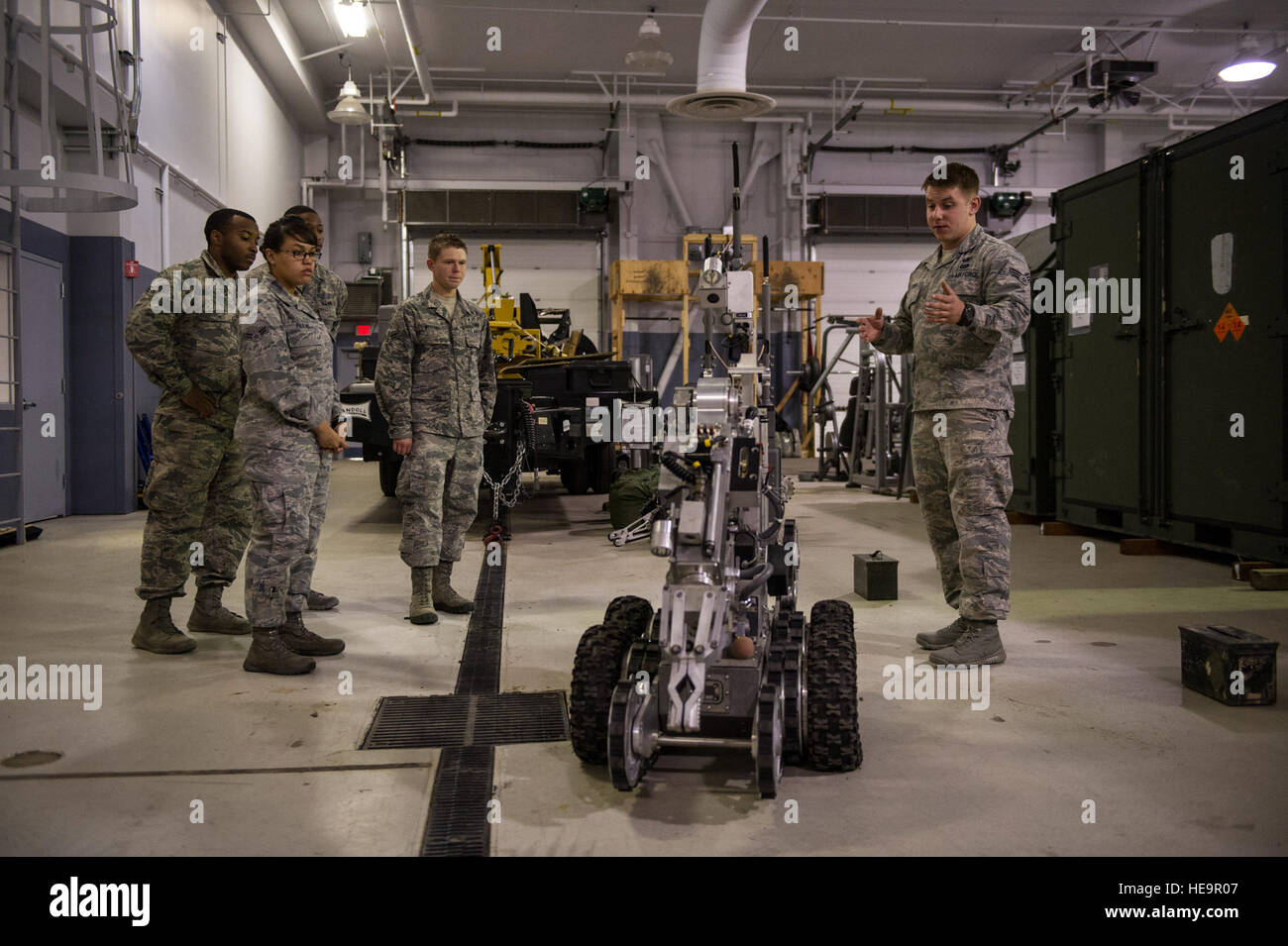 An Explosive Ordnance Disposal technician from the 354th EOD Flight ...