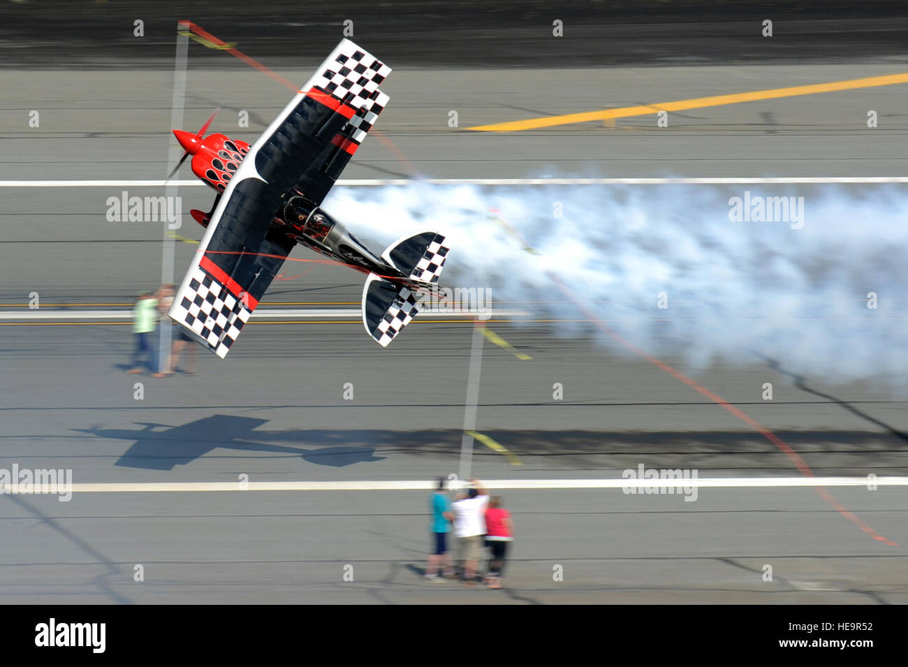 Skip Stewart and his plane Prometheus, perform at Joint Base Elmendorf ...