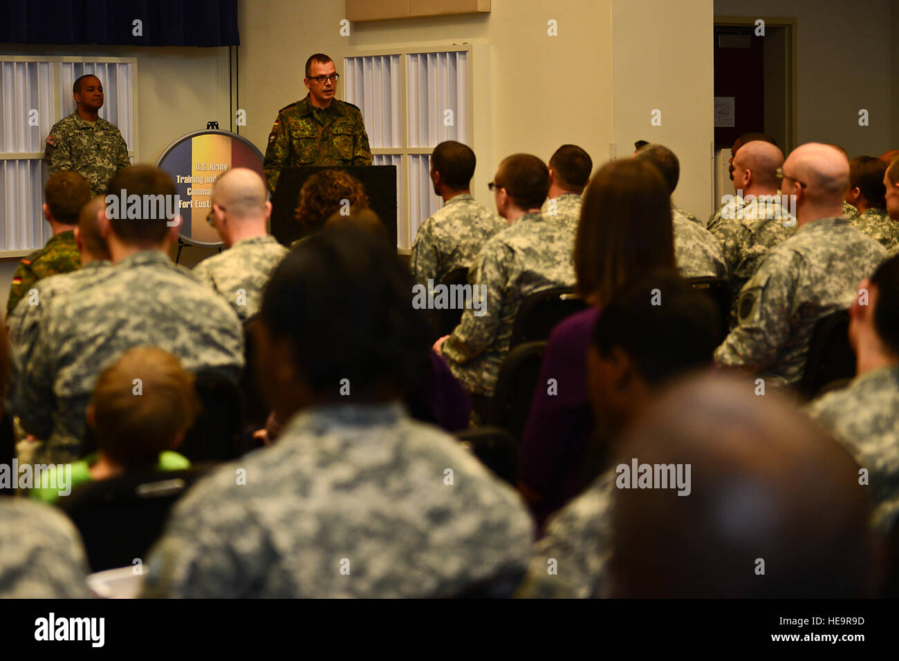 German Army Col. Johannes Nebe, Headquarters TRADOC senior German Army ...