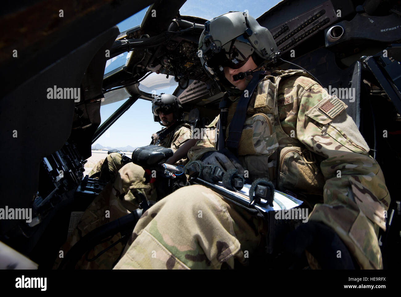 Captain Patrick Mount, a HH-60 Pavehawk pilot with the 55th Rescue ...