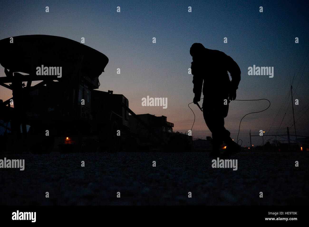 Military satellite terminal hi-res stock photography and images - Alamy