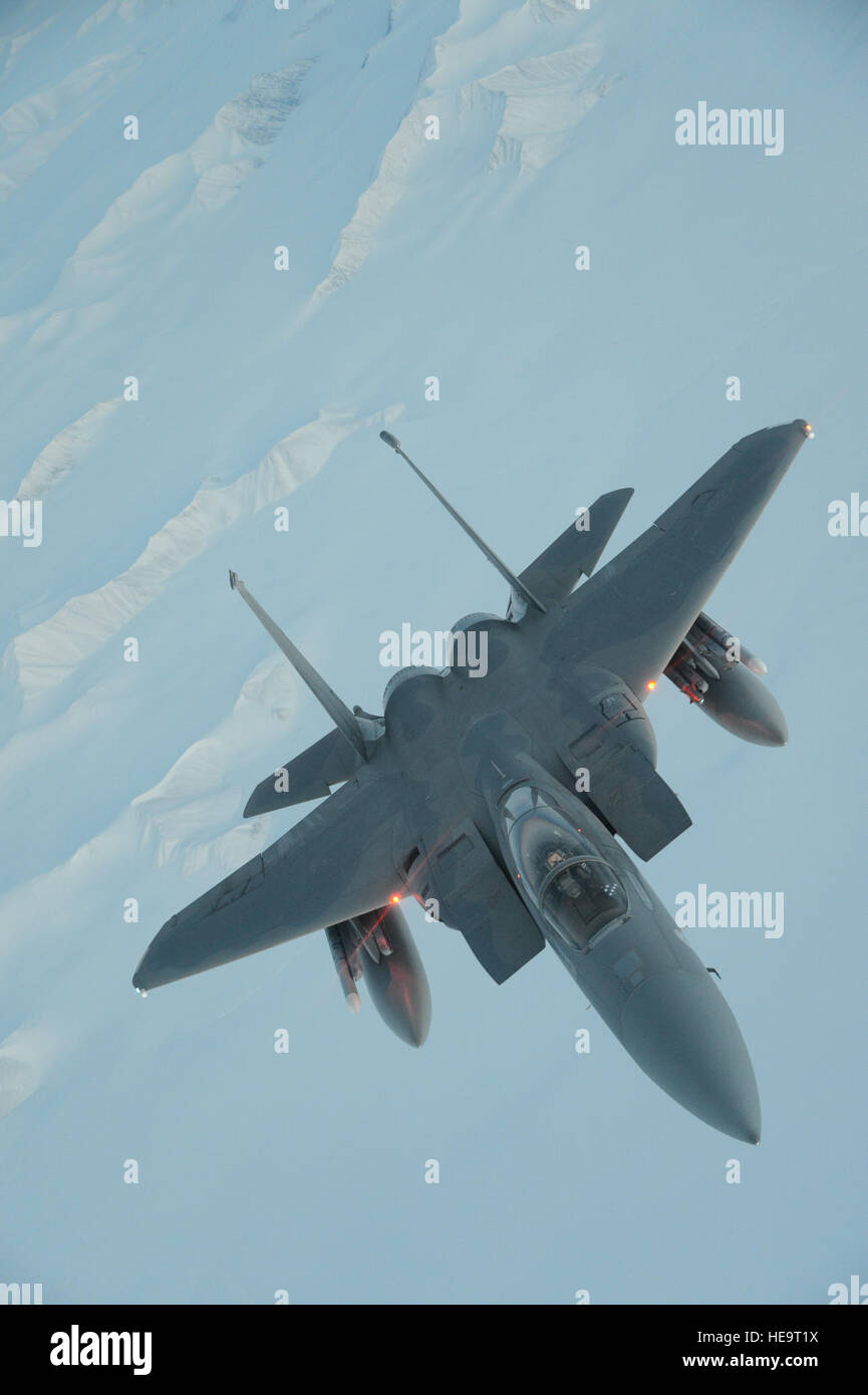 A United States Air Force F-15C Eagle from the 144th Fighter Wing ...