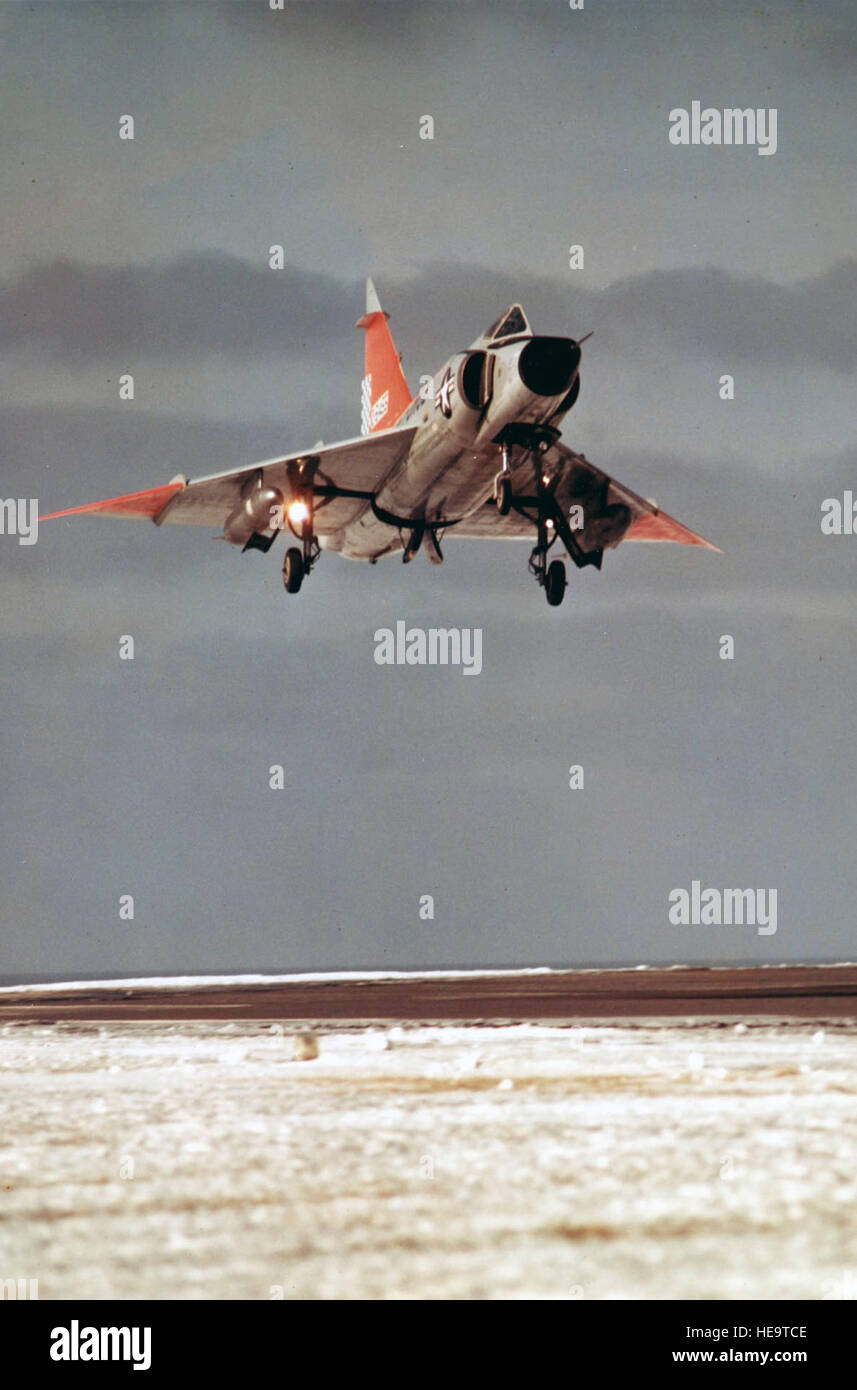 Convair F-102A of the 57th Fighter Interceptor Squadron, Keflavik Air ...