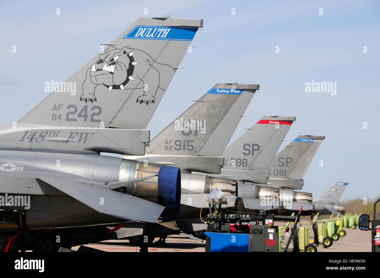 Three F-16C Block 50 Fighting Falcons from Spangdahlem Air Base ...