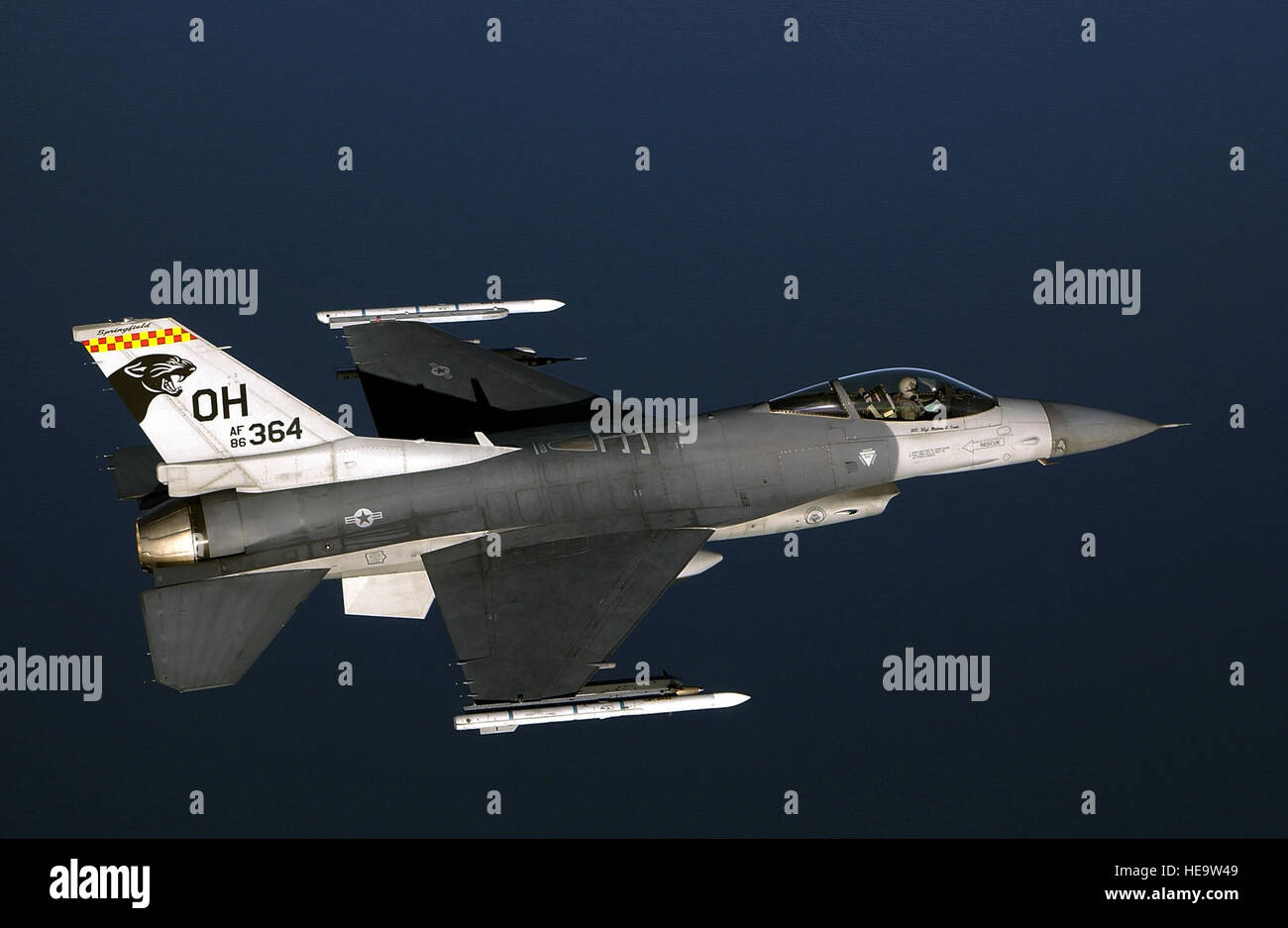 On a training mission, armed with AIM-120 Slammer Advanced Medium-Range ...