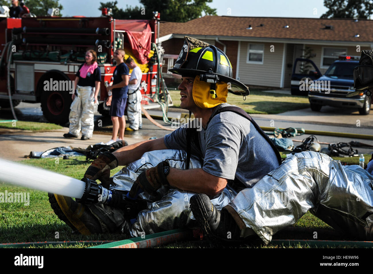 Defensive firefighting High Resolution Stock Photography and Images - Alamy