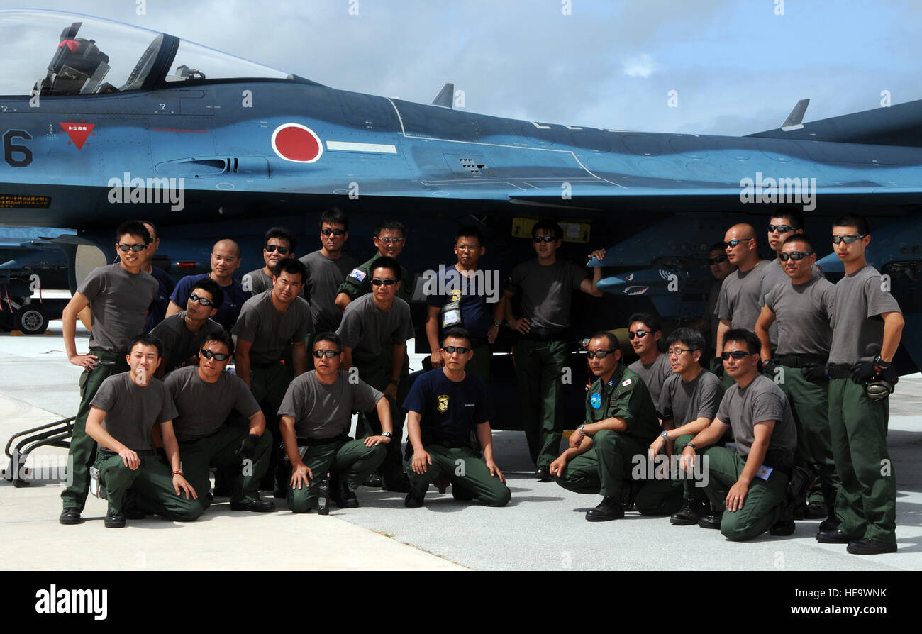 ANDERSEN AIR FORCE BASE, Guam - Japan Air Self Defense Force gather ...