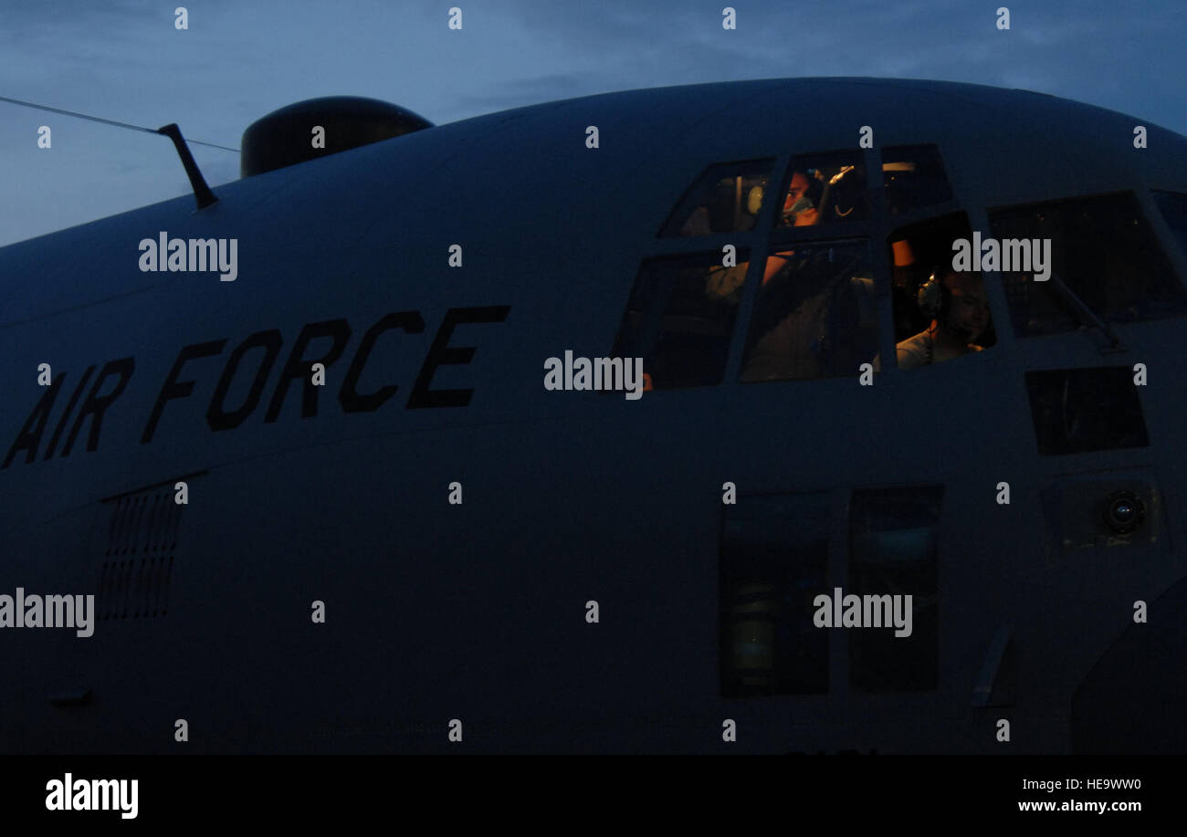 United States Air Force Staff Sergeant David Baker a Flight Engineer ...