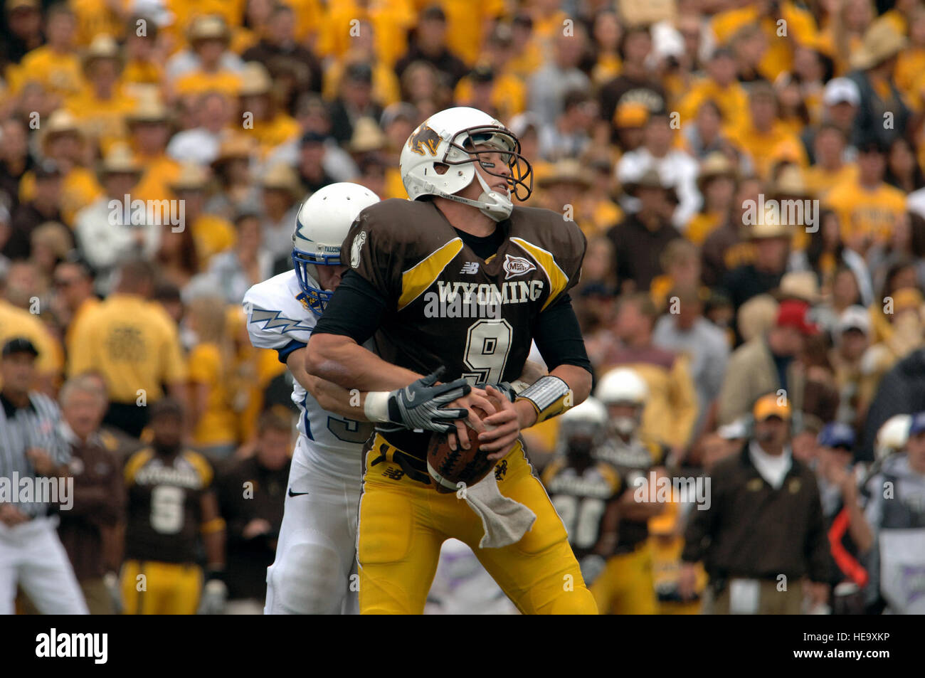 U.S. Air Force Academy strong safety Chris Thomas puts Wyoming ...