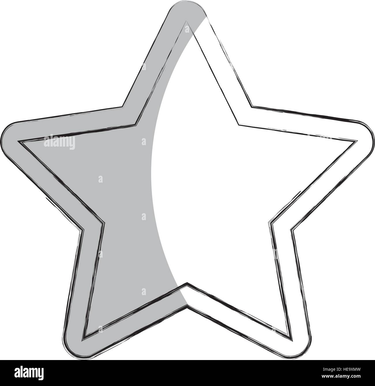 star favorite symbol icon vector illustration design Stock Vector Image ...