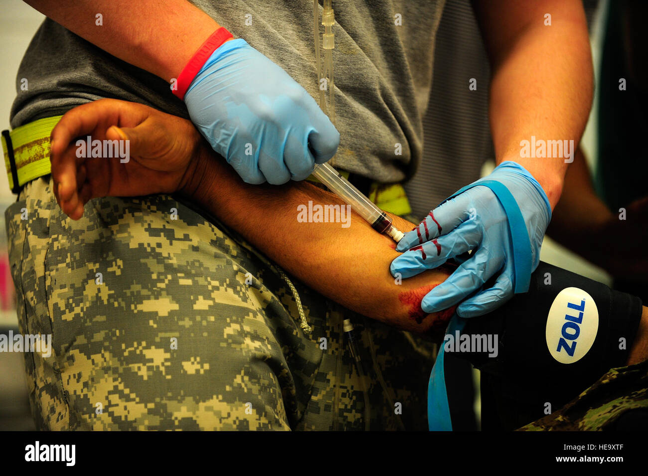 Medical personnel from the 67th Forward Surgical Team provide care to ...