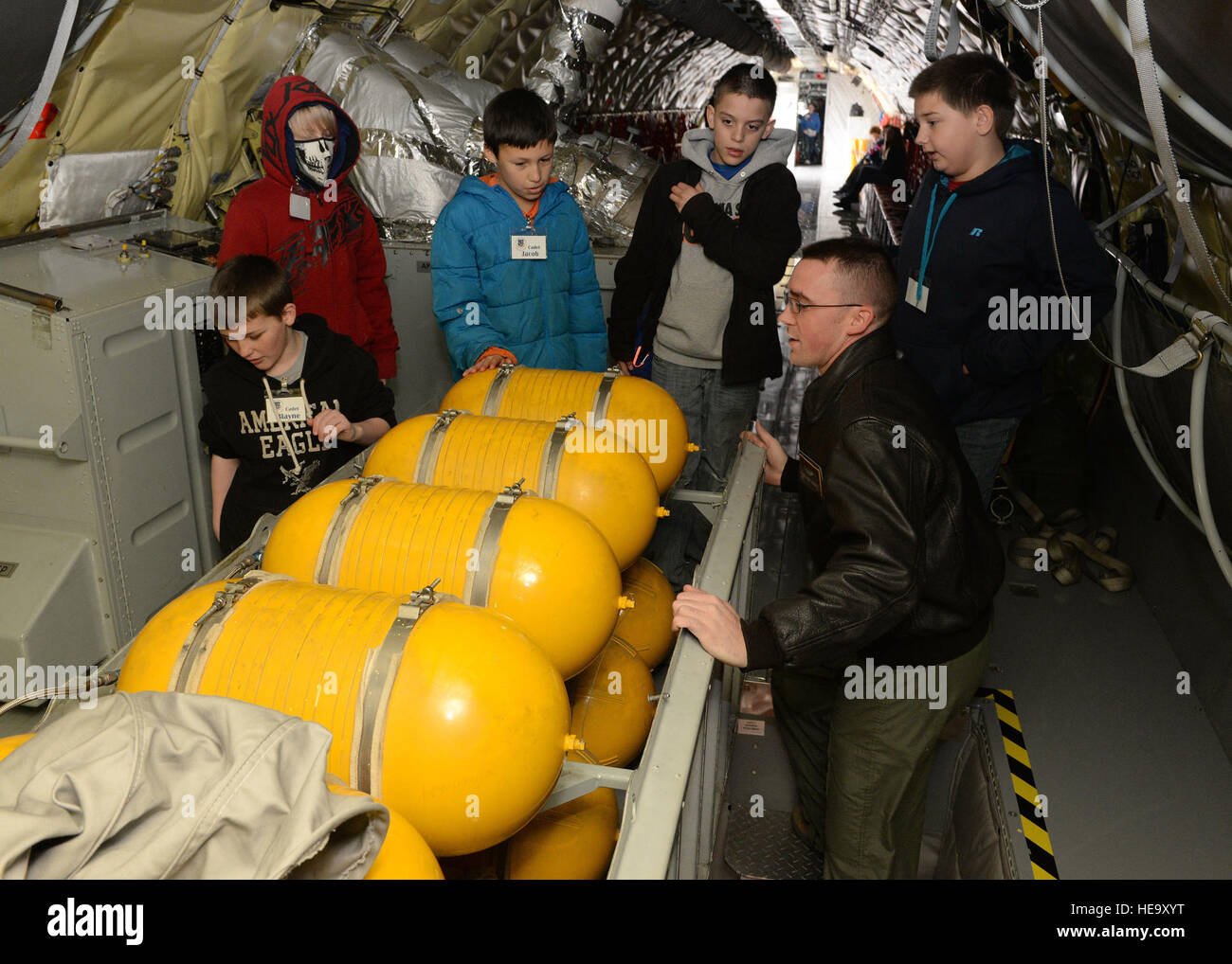 Air Force boom operator from the 54th Air Refueling Squadron explains ...