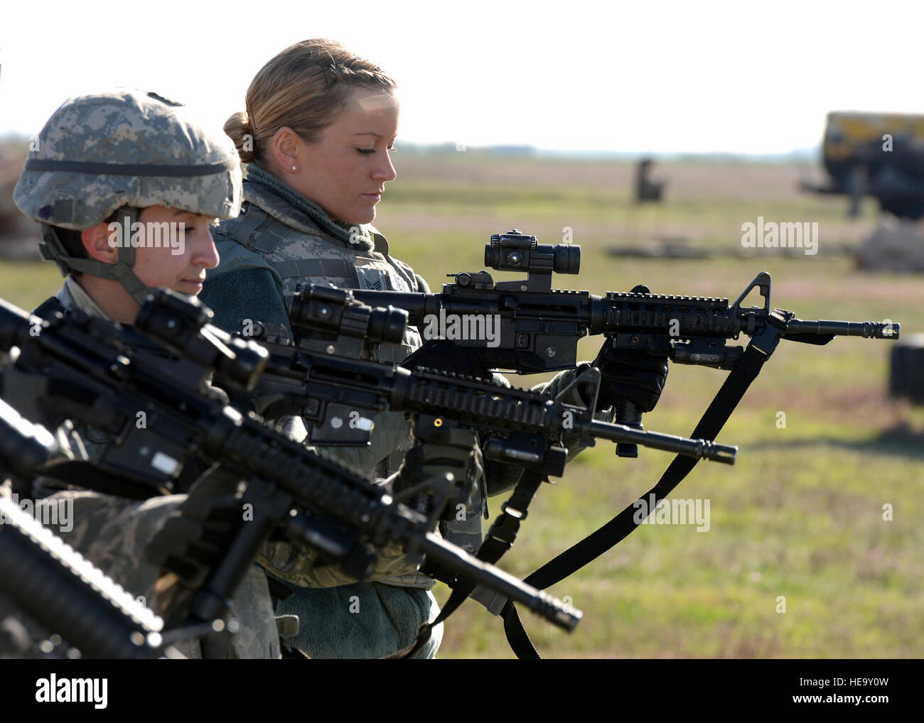 U.S. Air Force Senior Airman Julie Breault, 97th Security Forces ...