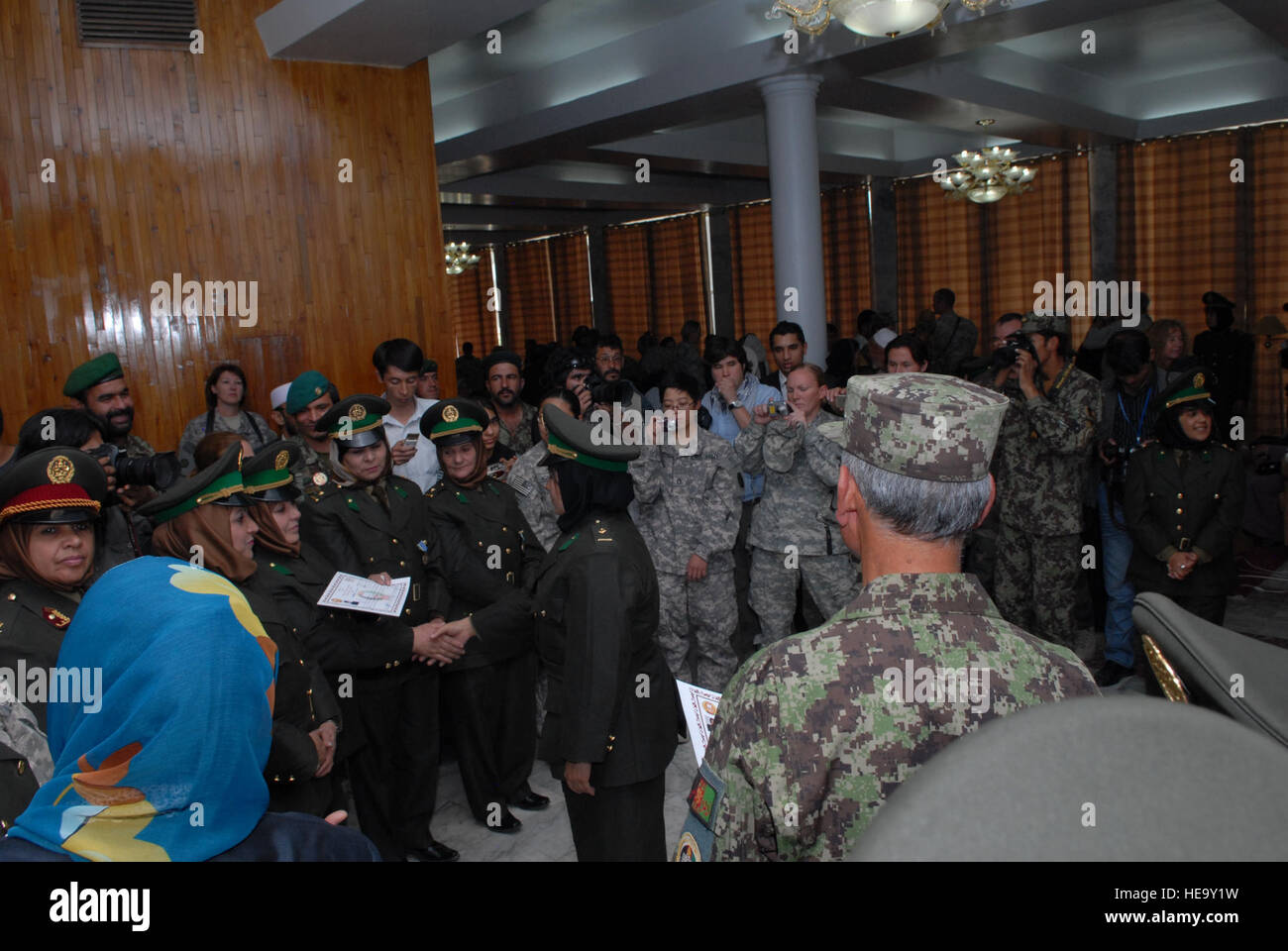 KABUL, Afghanistan -- Afghan 2nd Lt. Raeka Sadat, Aghan National Army ...