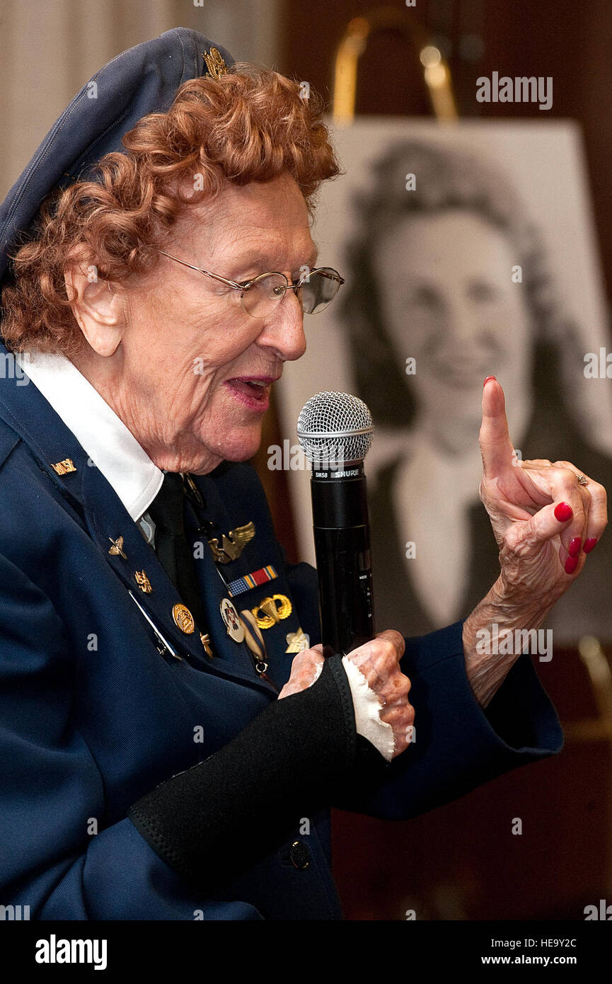 Betty Wall Strohfus, a WWII Women Airforce Service Pilot, talks about ...