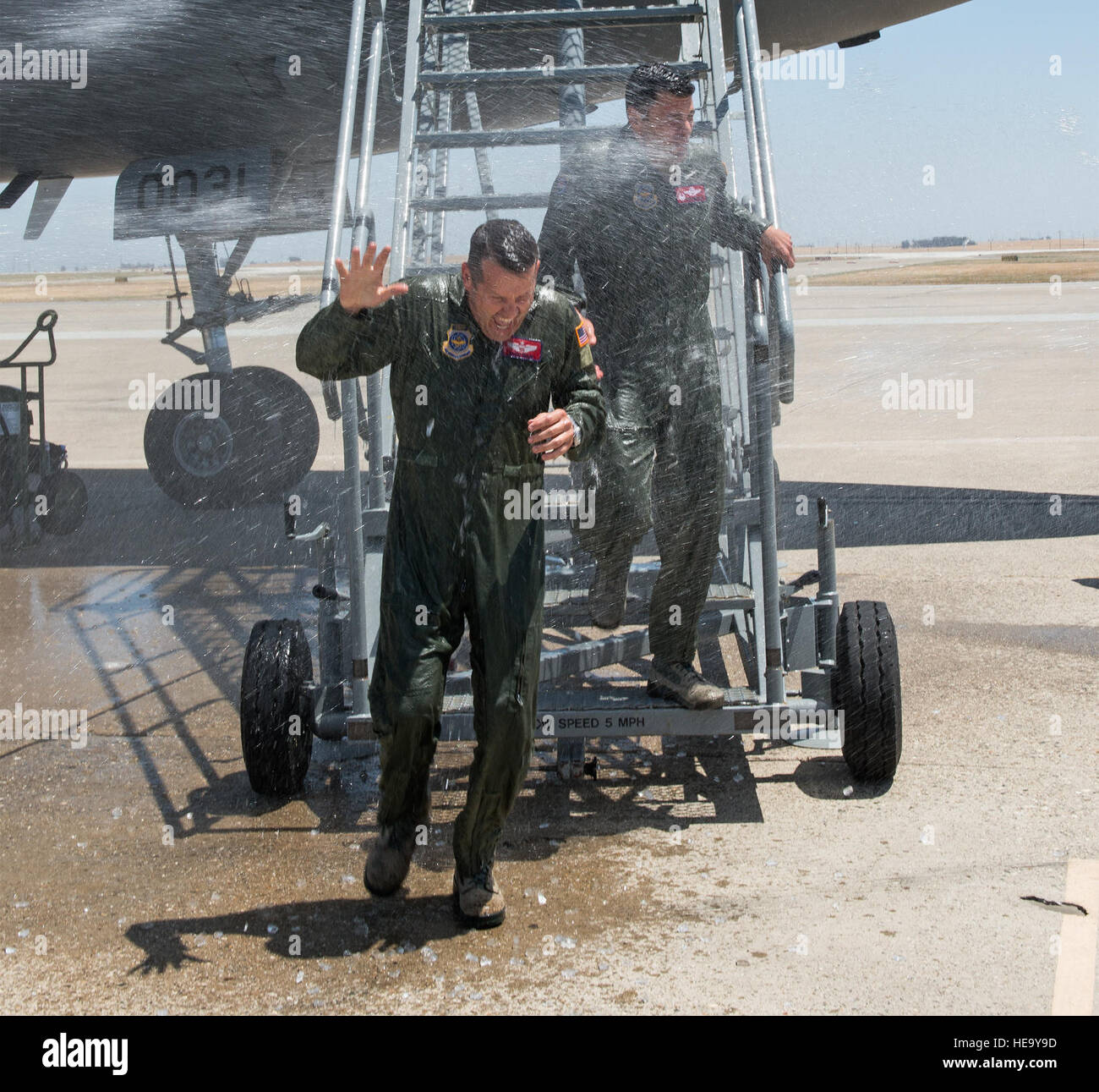 Lt. Col. Jared Paine, 9ARS, operations officer, and Lt. Col. Thad ...