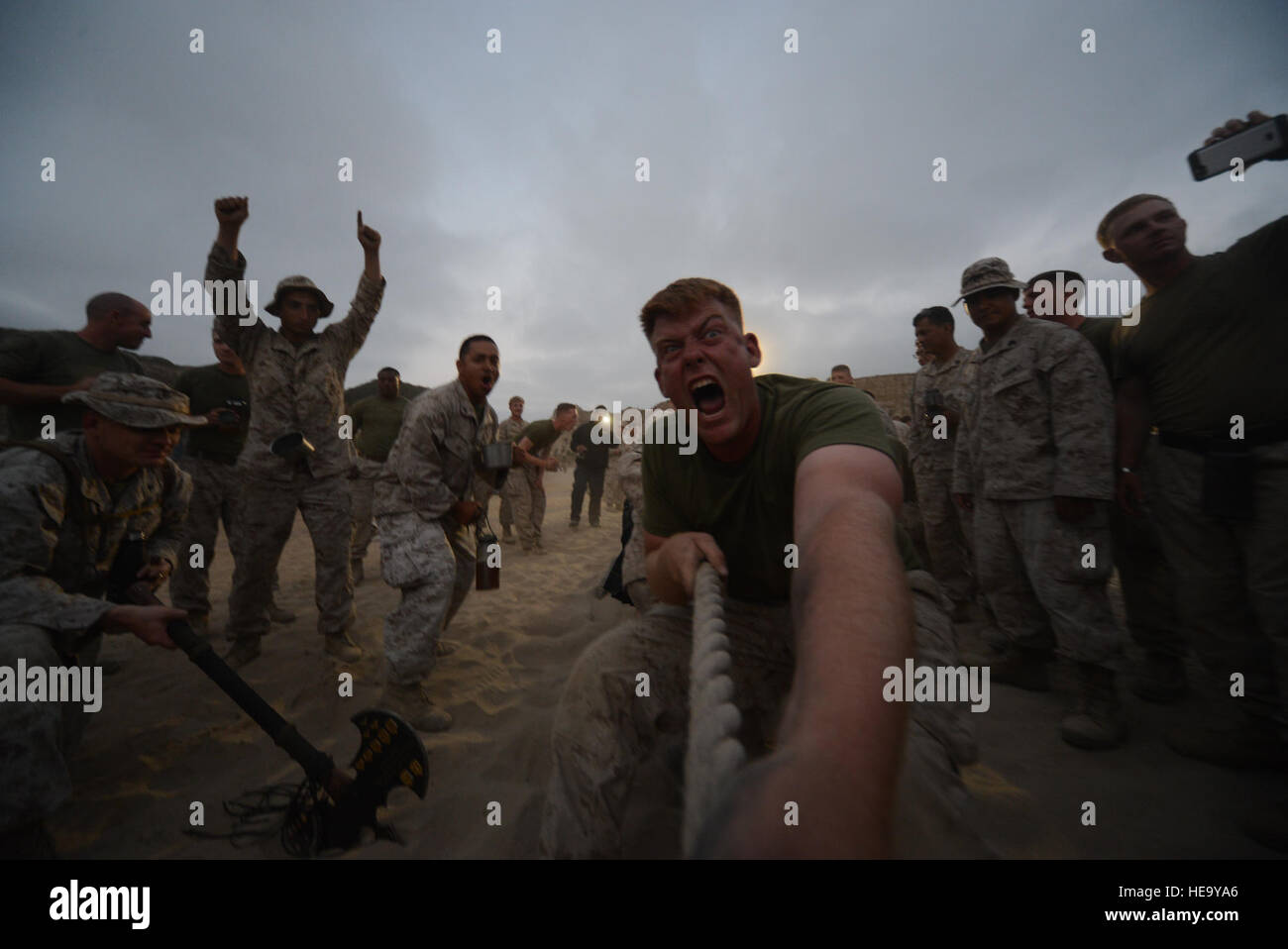 Marines from the 1st Light Armored Reconnaissance Battalion compete in ...