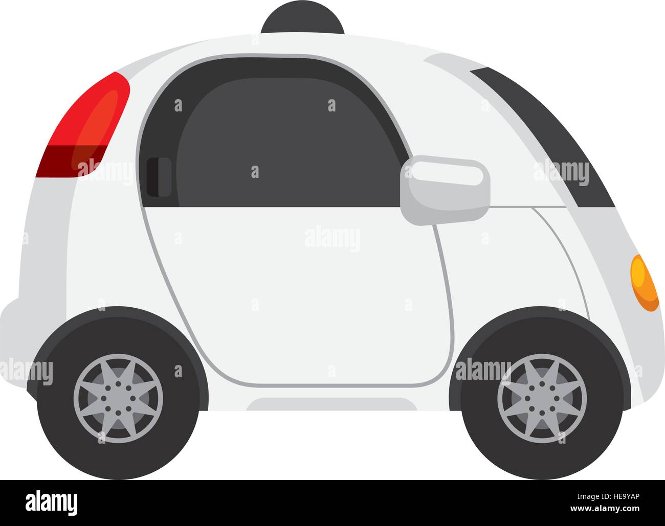 self driving car future icon vector illustration design Stock Vector ...