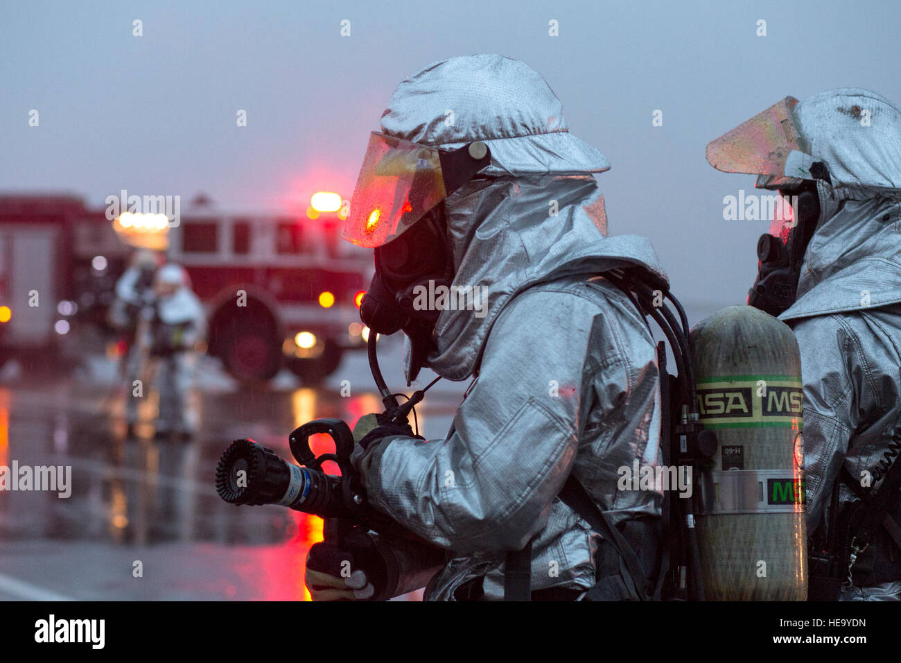 Firefighters vehicle inspection hi-res stock photography and images - Alamy