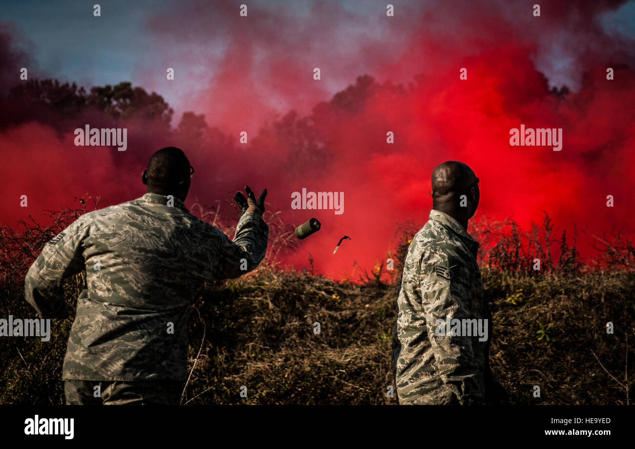 Tech. Sgt. Rudolph Stuart (left), 628th Security Forces Squadron ...