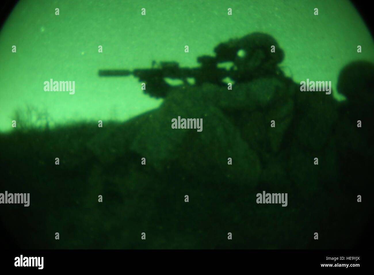 A Marine with Company B, 1st Reconnaissance Battalion, 1st Marine ...
