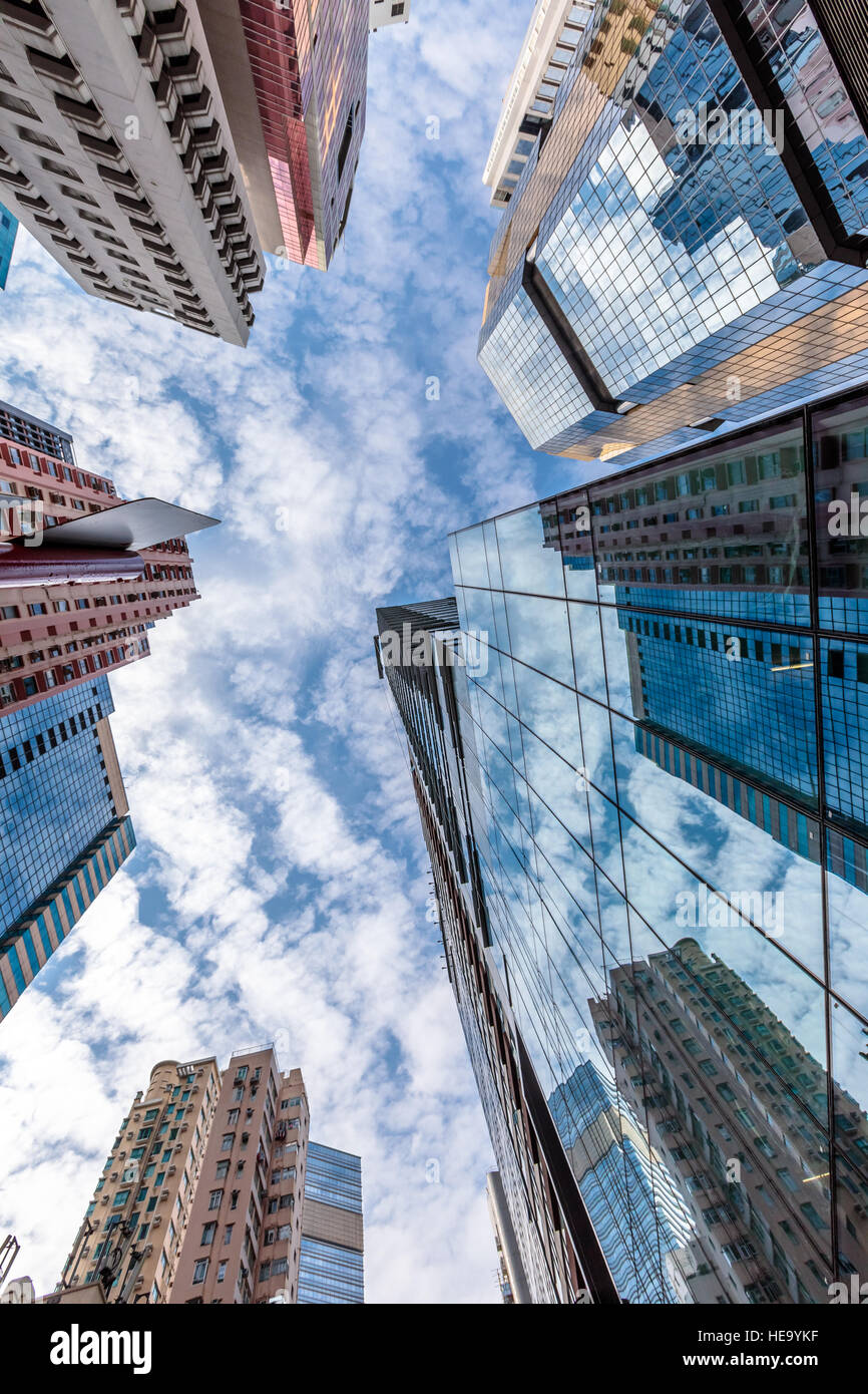 Perspective view of modern building Stock Photo - Alamy