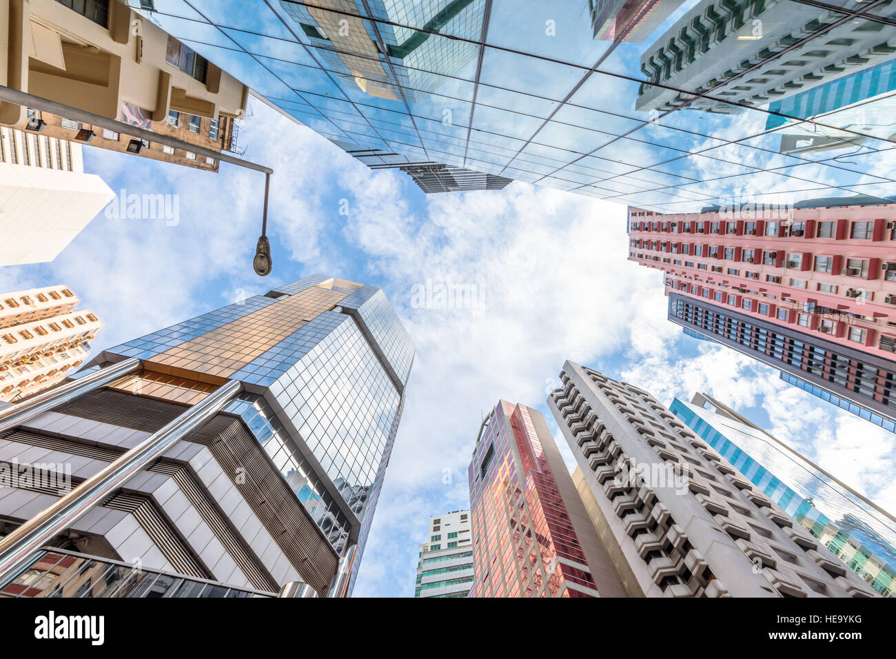 Building Perspective Hong Kong Stock Photo - Alamy