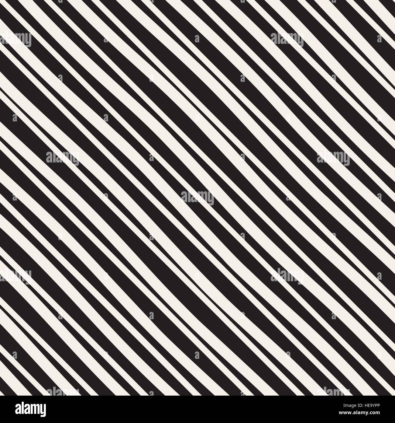 Vector Seamless Black and White Hand Drawn Diagonal Lines Pattern Stock ...