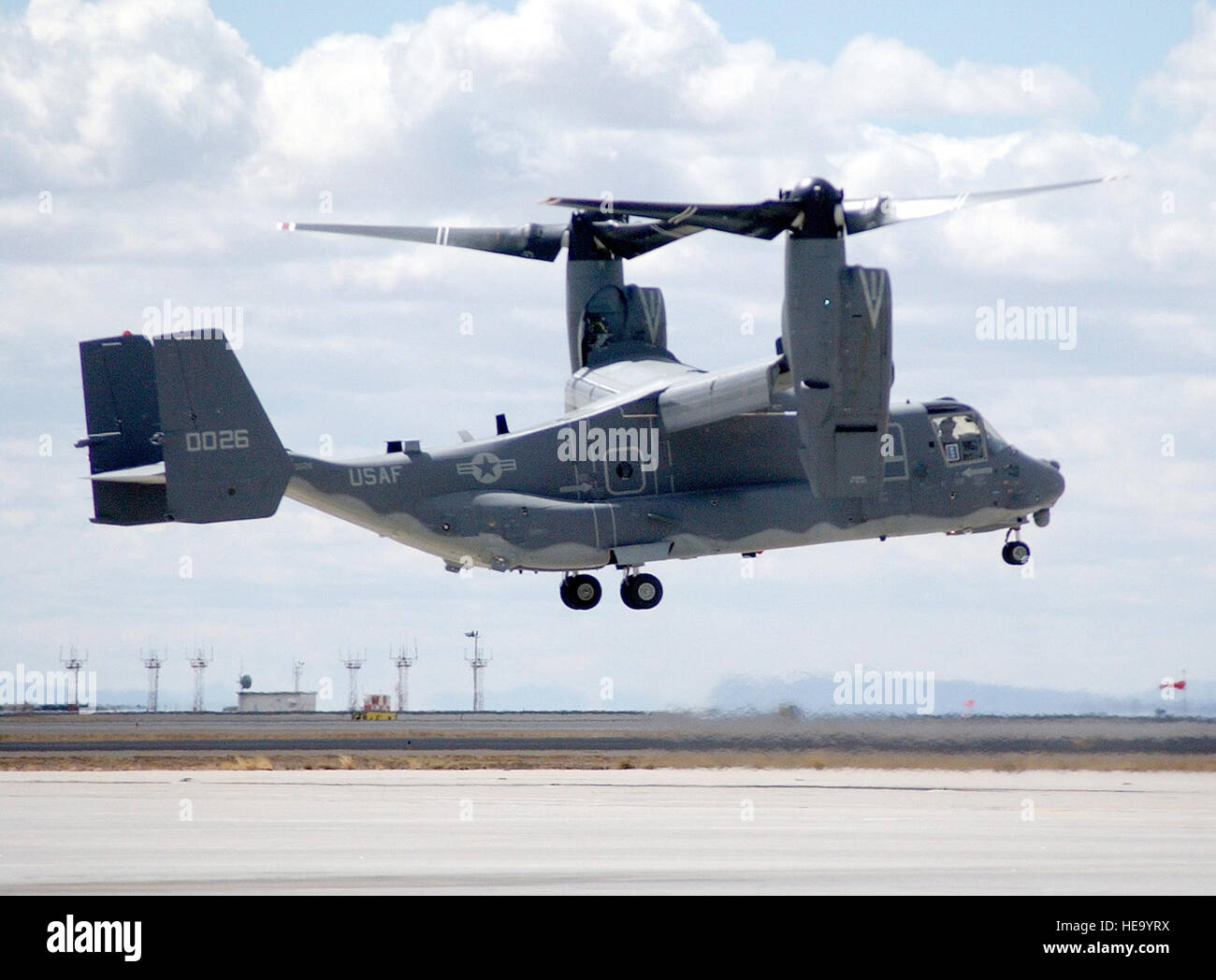 The Air Force's first operational CV-22 Osprey tilt-rotor aircraft ...