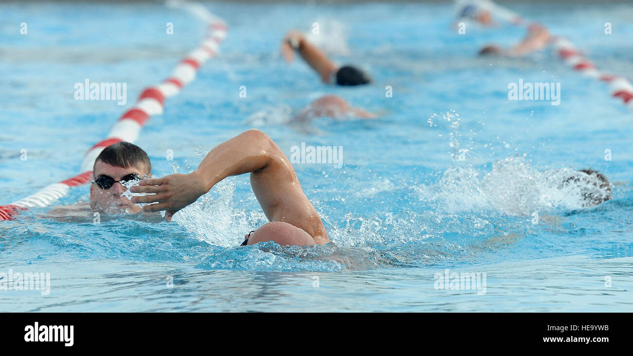 1st Lt. Kevin Knutson, 509th Logistics Readiness Squadron, competes in ...
