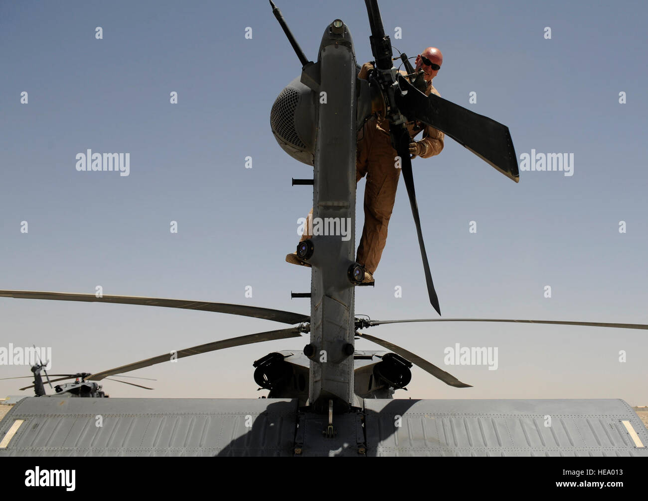 U.S. Air Force Master Sgt. James Patterson, flight engineer with the ...