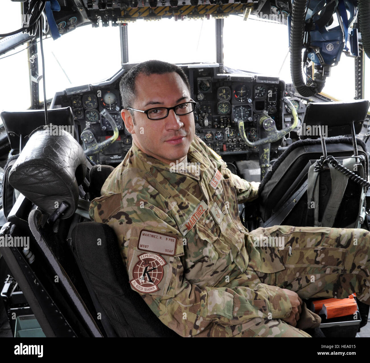 Master Sgt. Rogelio Martinez, 76th Expeditionary Rescue Squadron flight ...