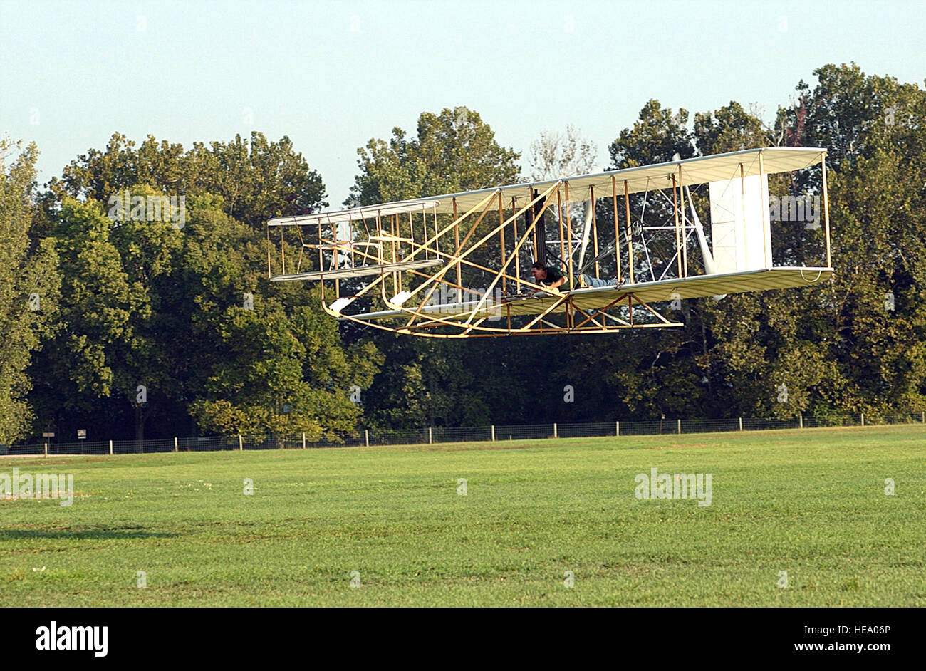 WRIGHT-PATTERSON AIR FORCE BASE, Ohio -- Mark Dusenberry flies over ...