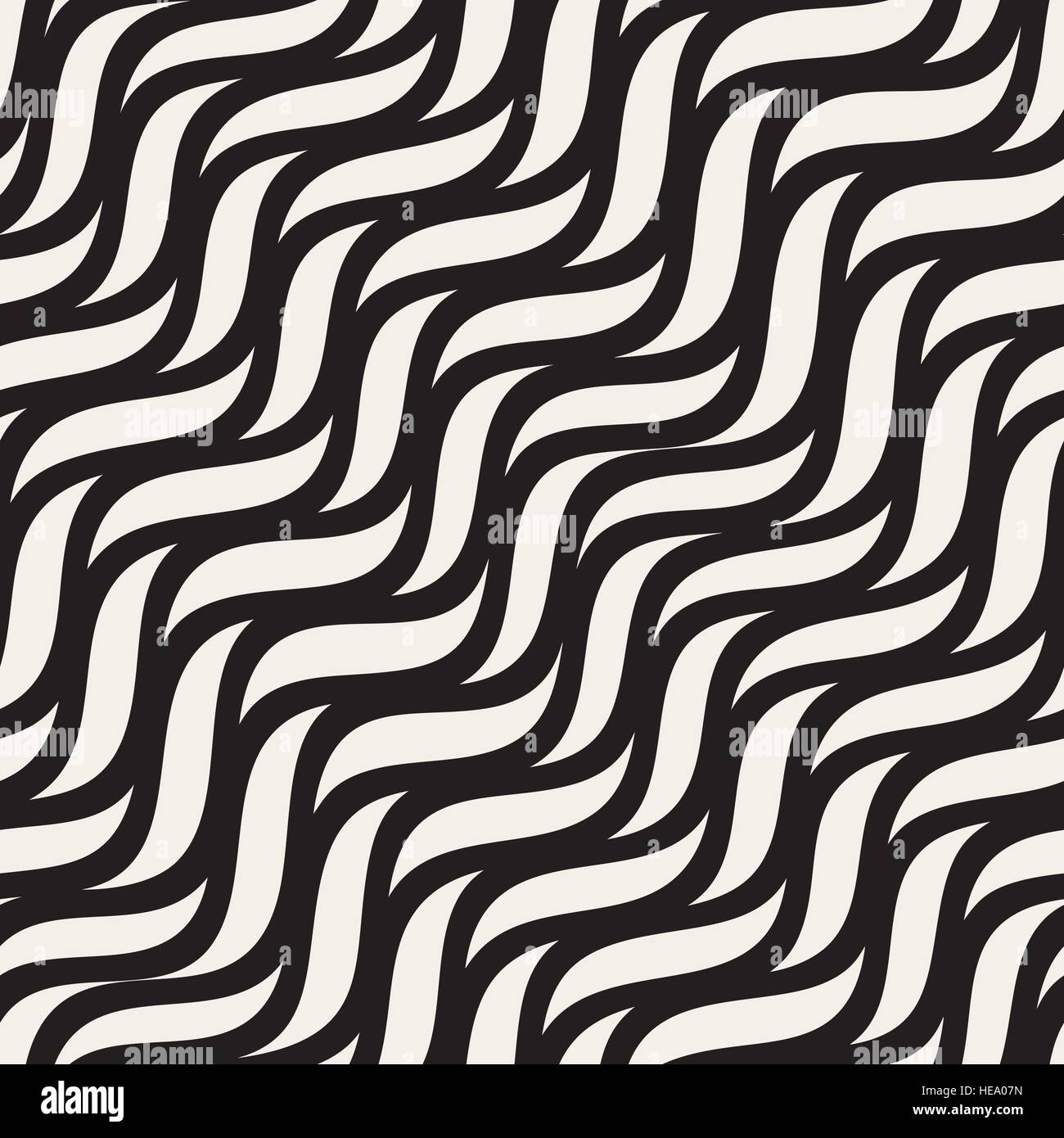 Vector Seamless Diagonal Wavy Zigzag Lines Pattern Stock Vector Image ...