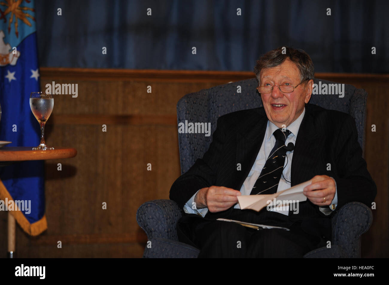 RAF personnel attend a Prisoner of War/Missing in Action remembrance ...