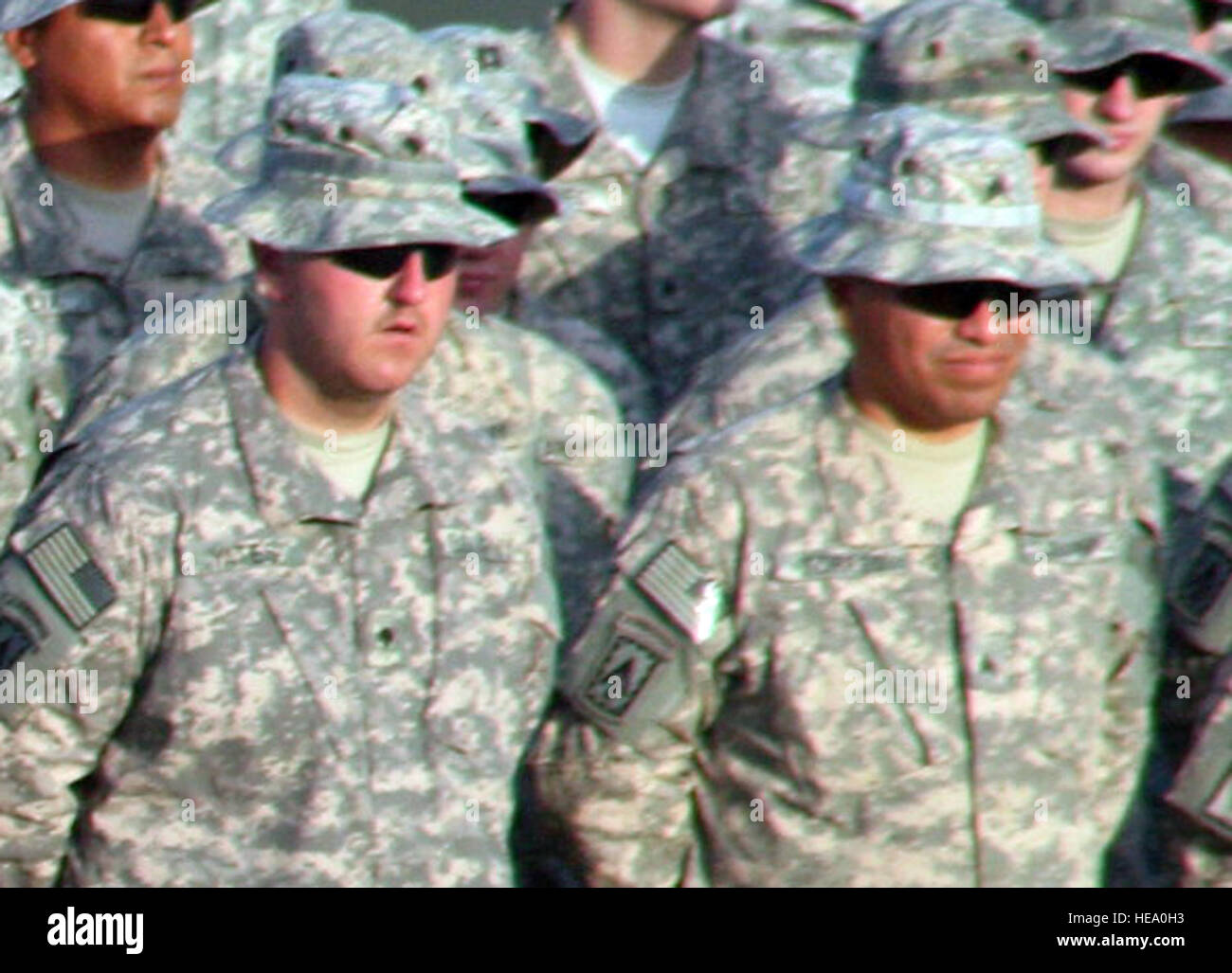 Soldiers from the 1st Battalion, 7th Air Defense Artillery participate ...