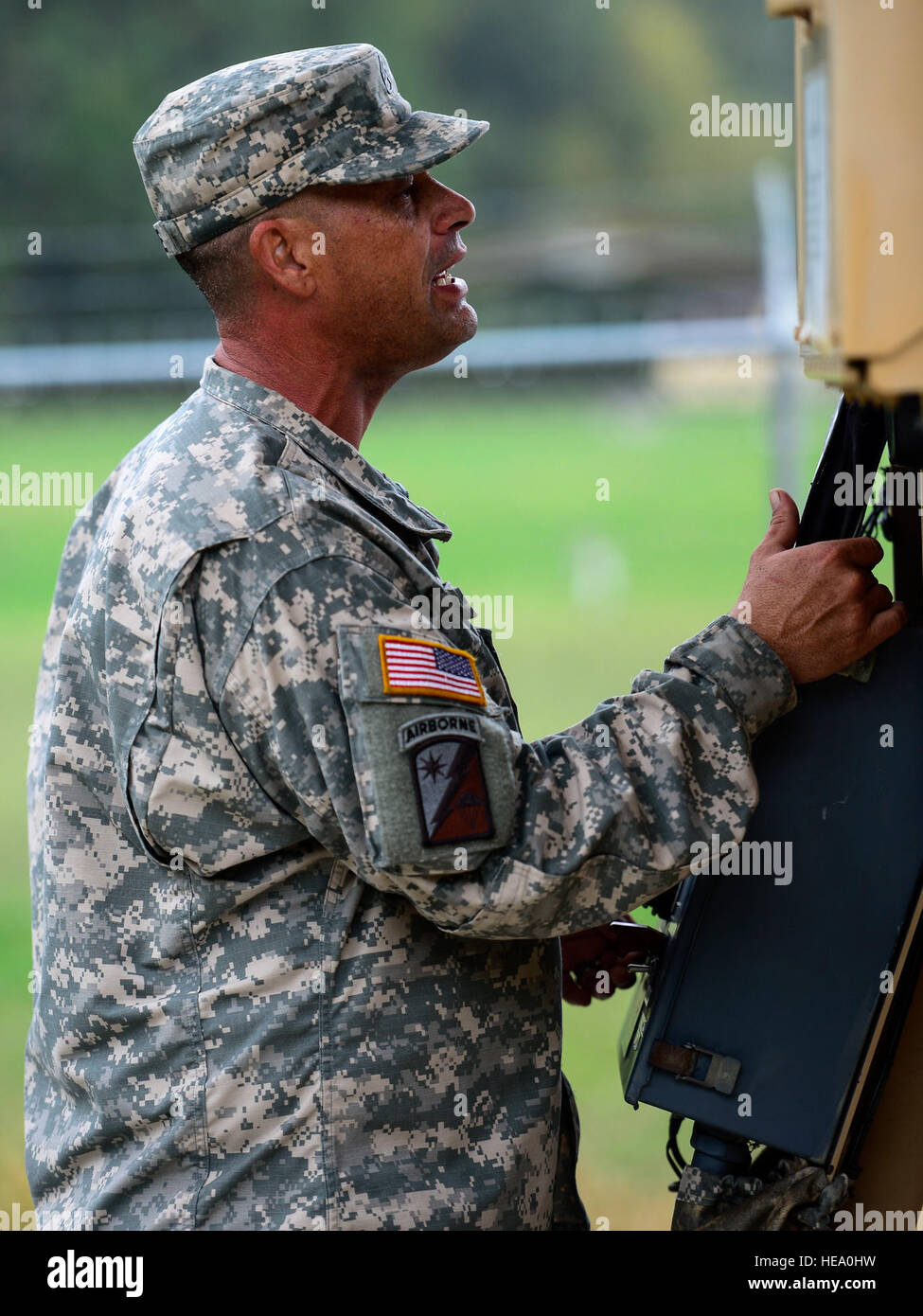 U.S. Army Staff Sgt. Edward Clarke, 53rd Transportation Battalion ...