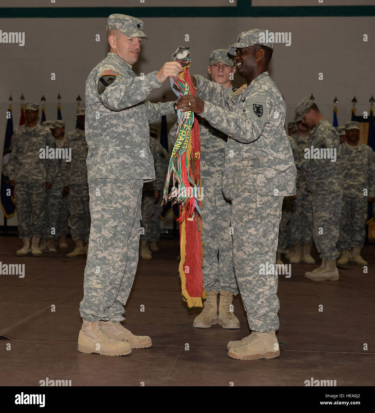 U.S. Army Lt. Col. Kevin Baird, 53rd Transportation Battalion (Movement ...